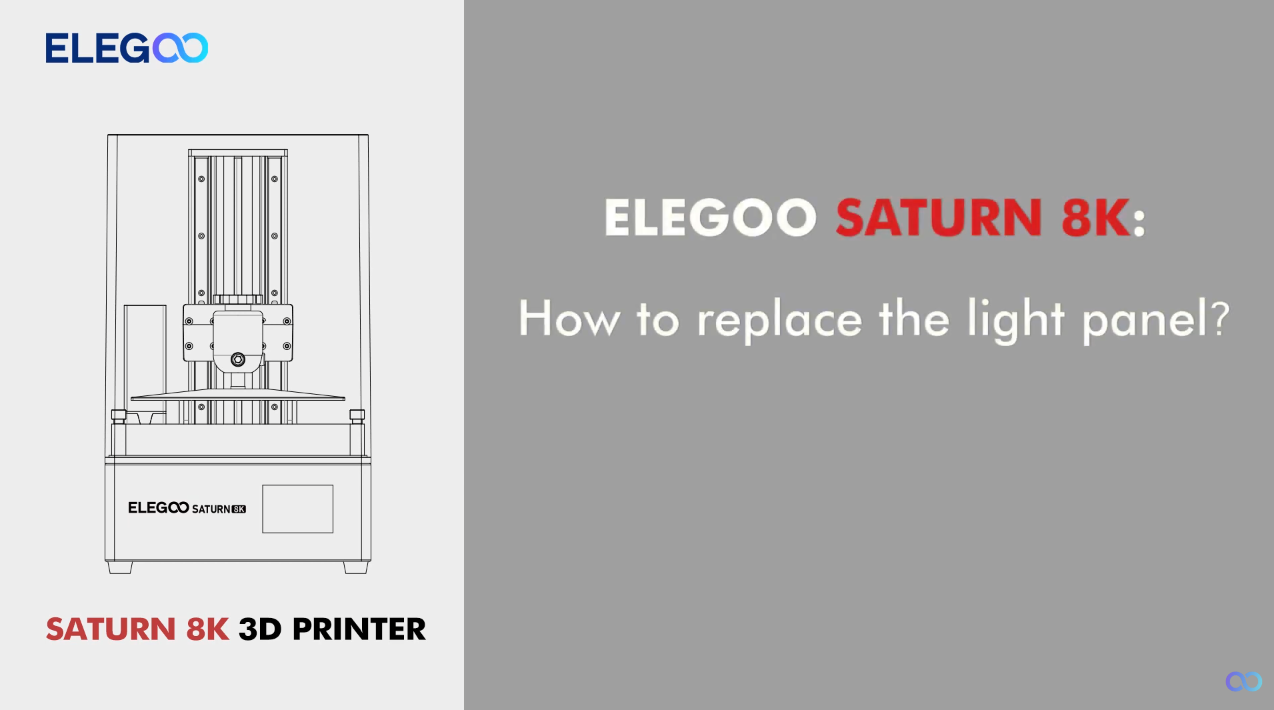 ELEGOO SATURN 8K: How to replace the light panel? – ELEGOO Official