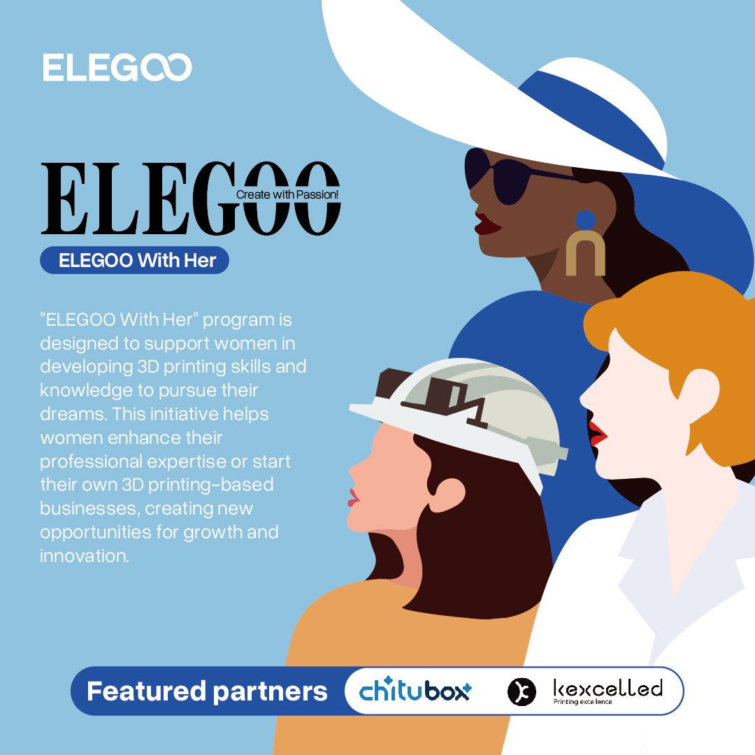 Elegoo Launches "ELEGOO With Her" Program at Formnext 2024,Empowering ...