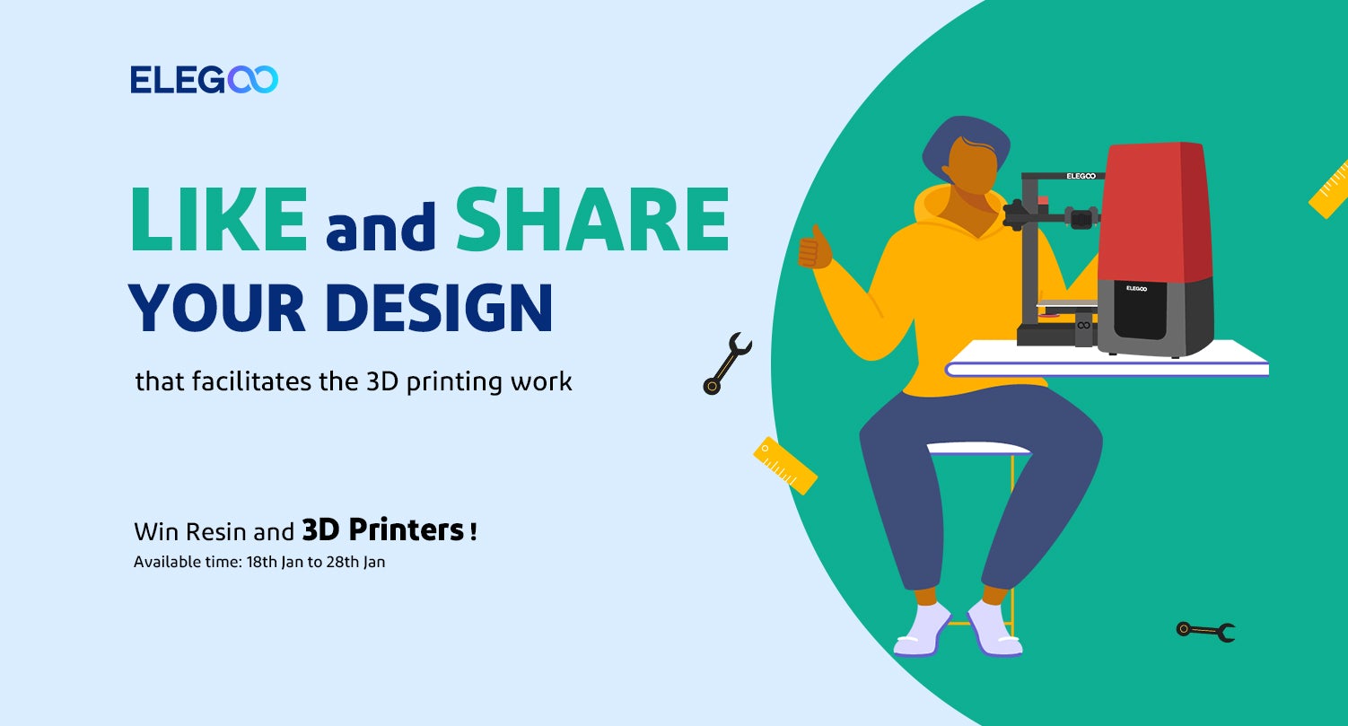 ELEGOO SNS Giveaway: Share to Win 3D Printers and Resins – ELEGOO Official