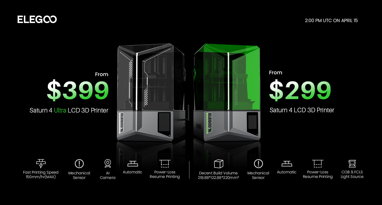 ELEGOO Adds Two New Innovations To Saturn Series, Ushering In A New Er ...