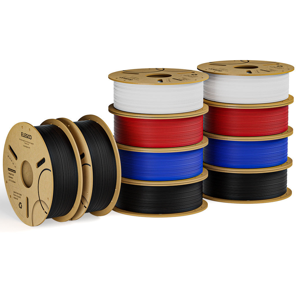 ELEGOO PLA Plus Filament 1.75mm 4 Colors 10KG – ELEGOO Official